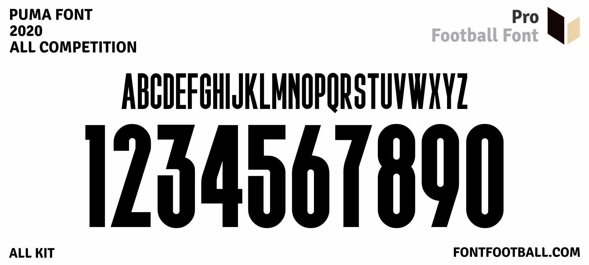 Puma 2020 Font