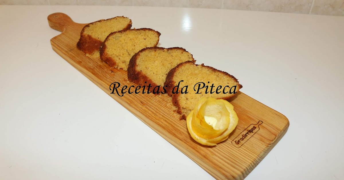 Bolo Madeira (Madeira Cake) | Receitas da Piteca