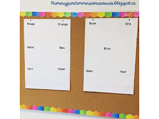 Classroom set up! - Primary French Immersion Resources