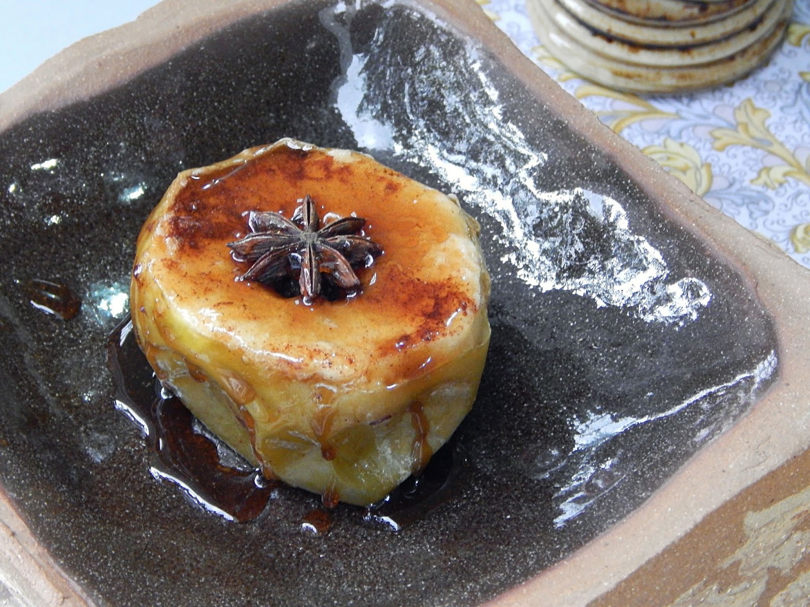 Especial de Outono: Receita de Maçã assada com Calda de Gengibre e ...