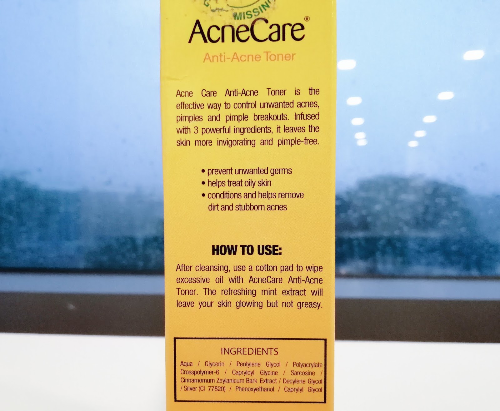 Lucky Citrine: AcneCare Anti-Acne Toner Review