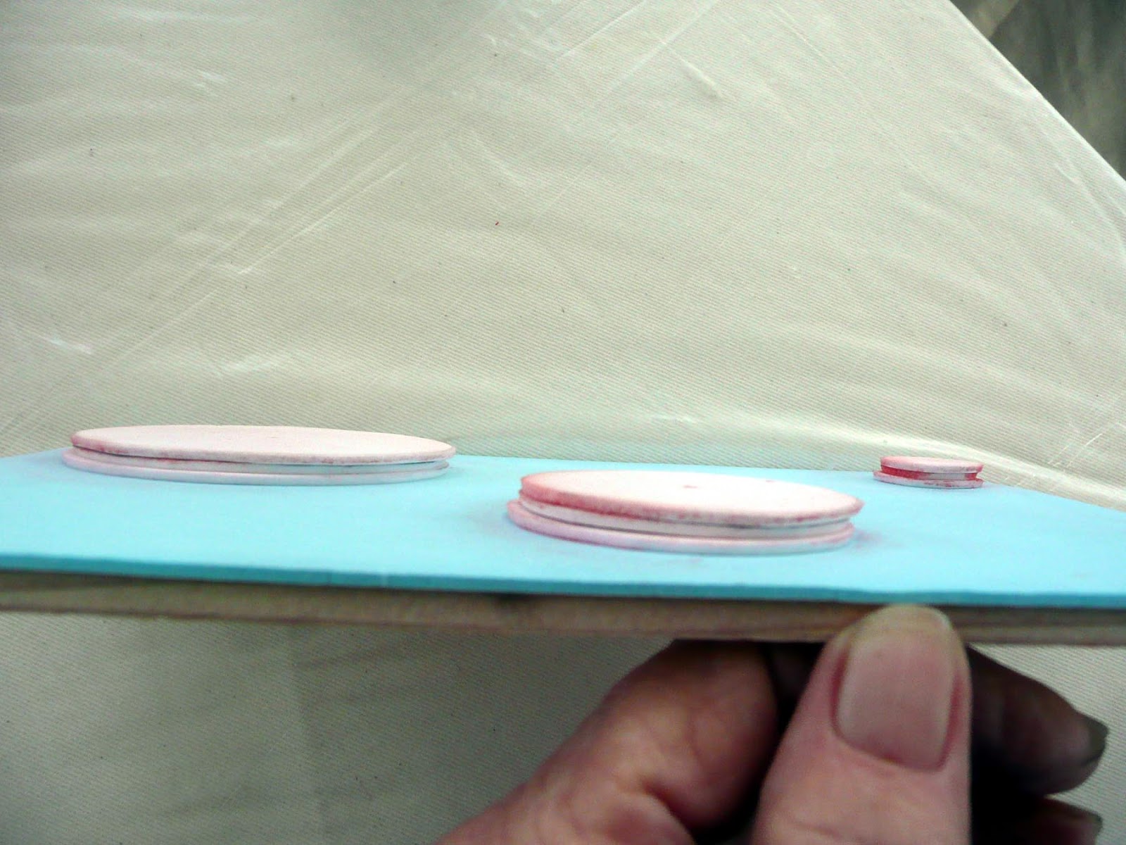 Linda's Art Quilts: Block Printing with Craft Foam #1