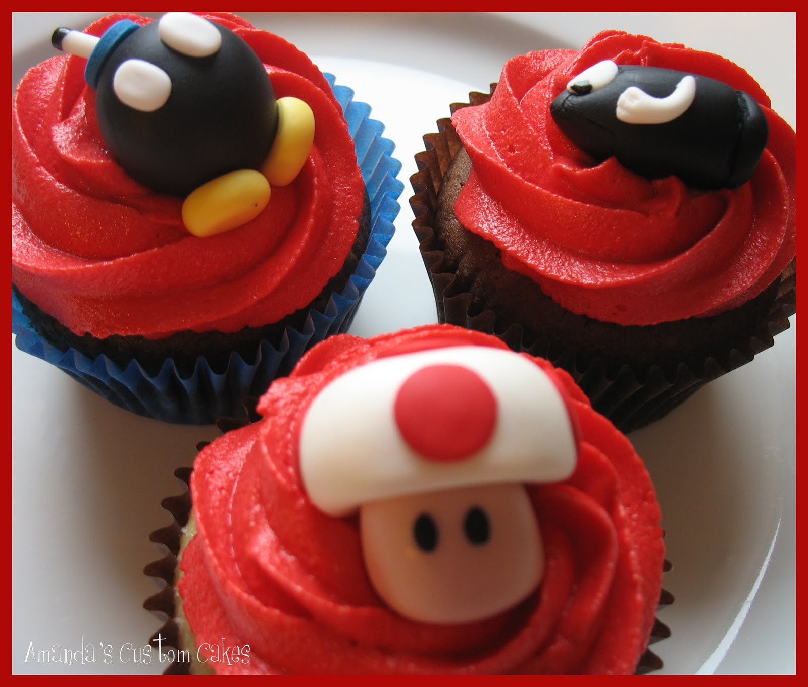 Amanda's Custom Cakes: Mario Kart Cupcakes