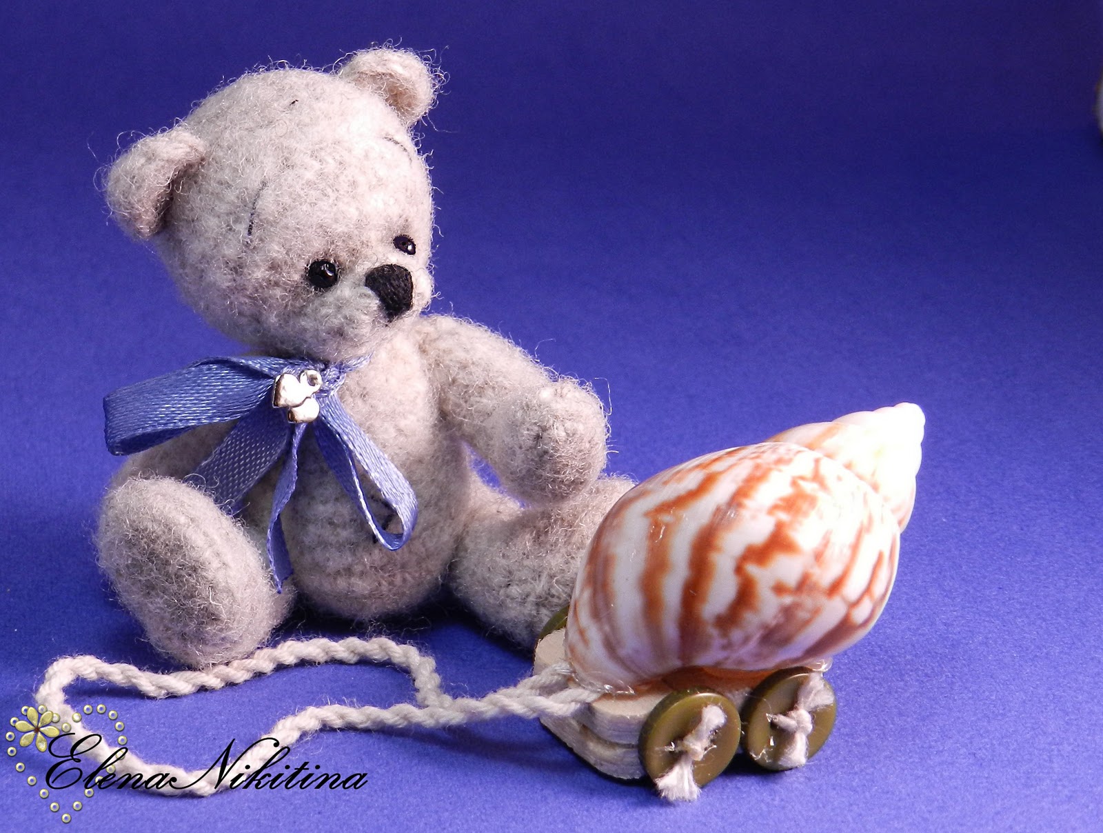 HandMade ElenaNikitina: Клёпа с улиткой