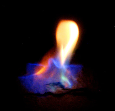 Science Experiment: Make Colored Fire | Preschool Powol Packets
