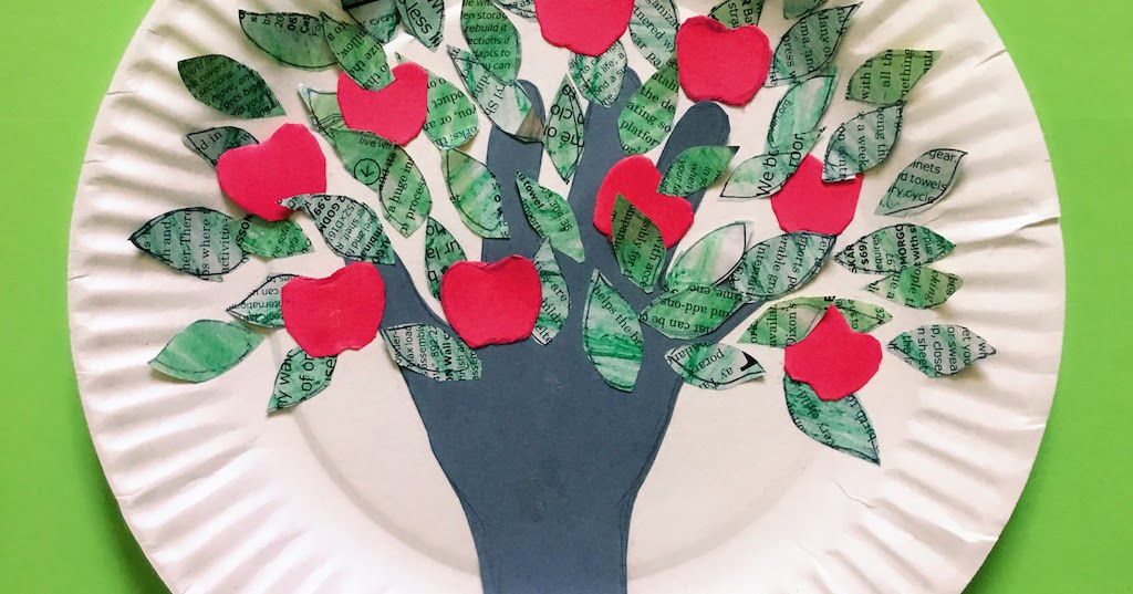 Handprint Apple Tree Craft - The Joy of Sharing