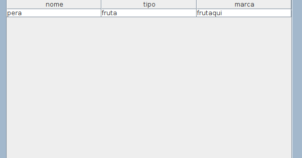 Overclock - : Criando tabela em Java para exibir conteudo de uma tabela ...