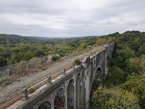 Bridges of the Lackawanna Railroad: Paulinskill Viaduct (Hainesburg, NJ)