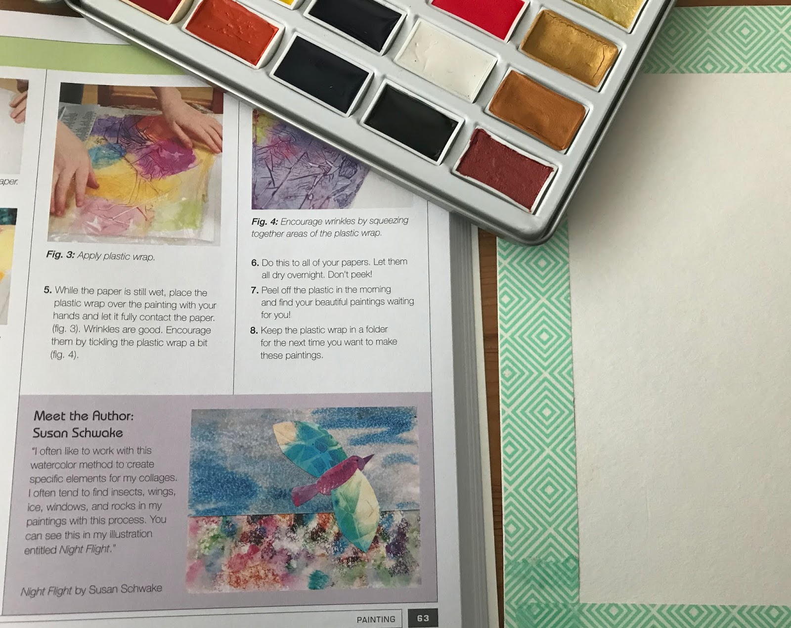 Create With Mom: Watercolour Technique for Backgrounds