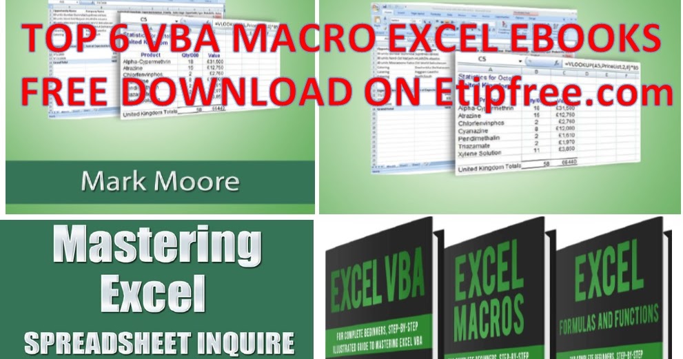 TOP 6 EBOOK VBA MACRO EXCEL FREE DOWNLOAD ON EVBA.INFO AND ETIPFREE.COM ...