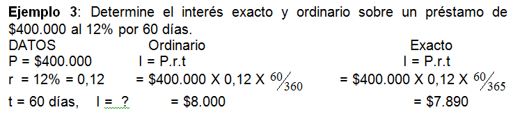 INTERES SIMPLE (2da Parte): INTERÉS ORDINARIO Y EXACTO: TIEMPO EN DÍAS