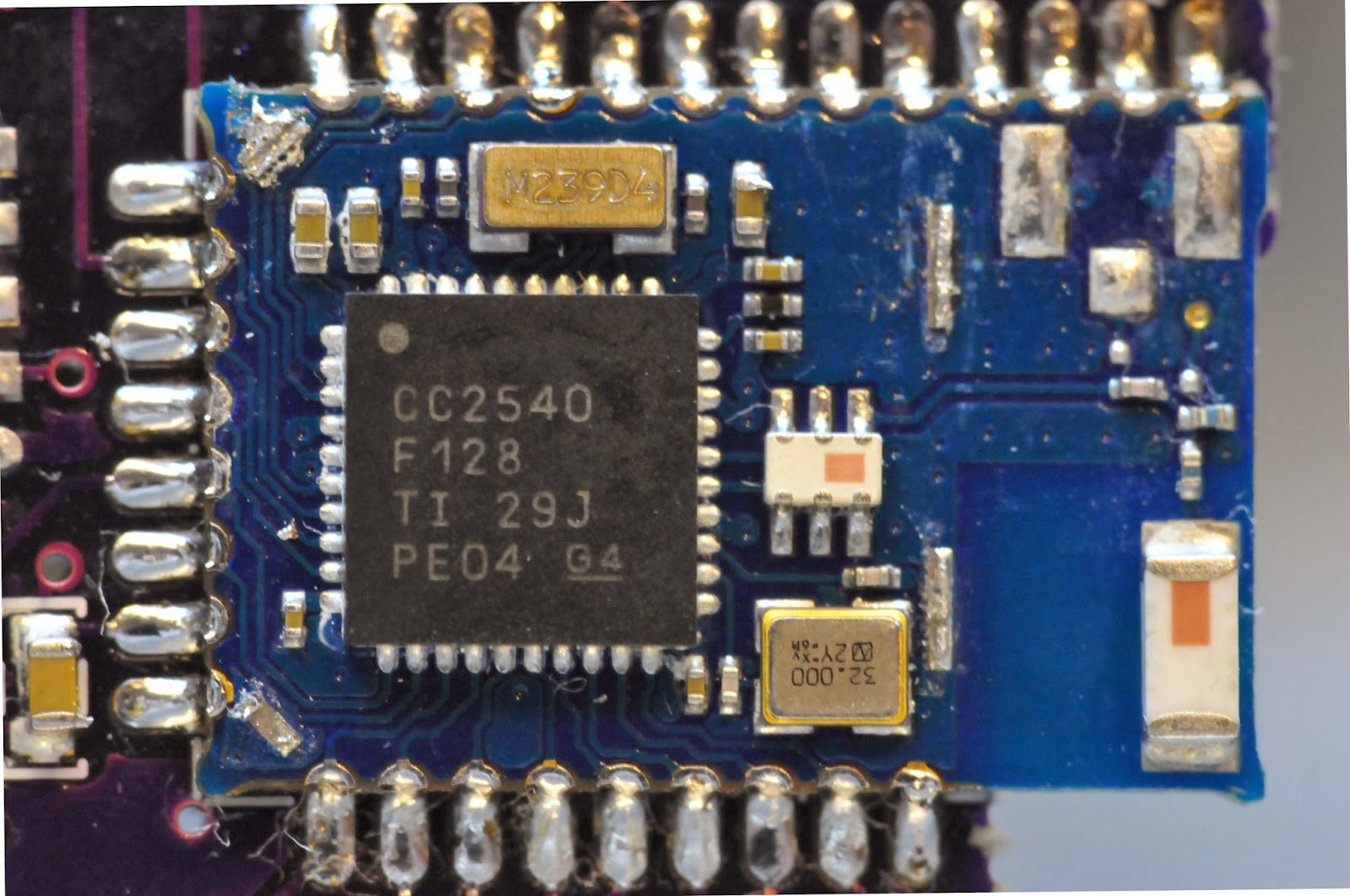 starlight: a look inside the shielding can of the BLE112 Bluetooth Low ...