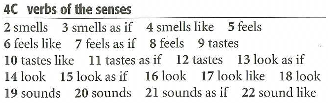 ENGLOG English Learning Blog: KEY to Grammar verbs of the senses