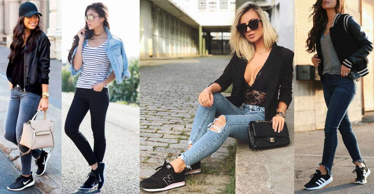 Como Combinar Tenis Negro Mujer | Moda y Estilo