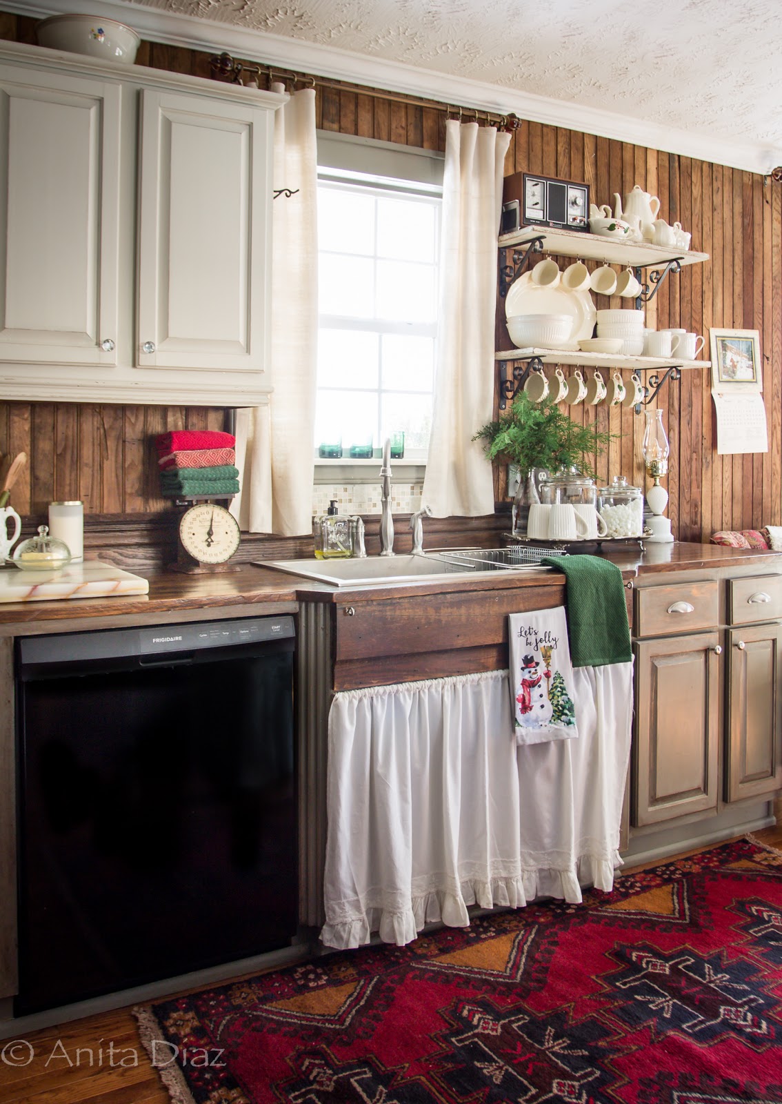 Winter kitchen - Whispering Pines Homestead