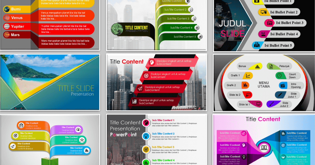Contoh Slide PowerPoint - PAKAR TUTORIAL