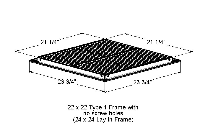 Titus Engineering Corner: Lay-In Grilles