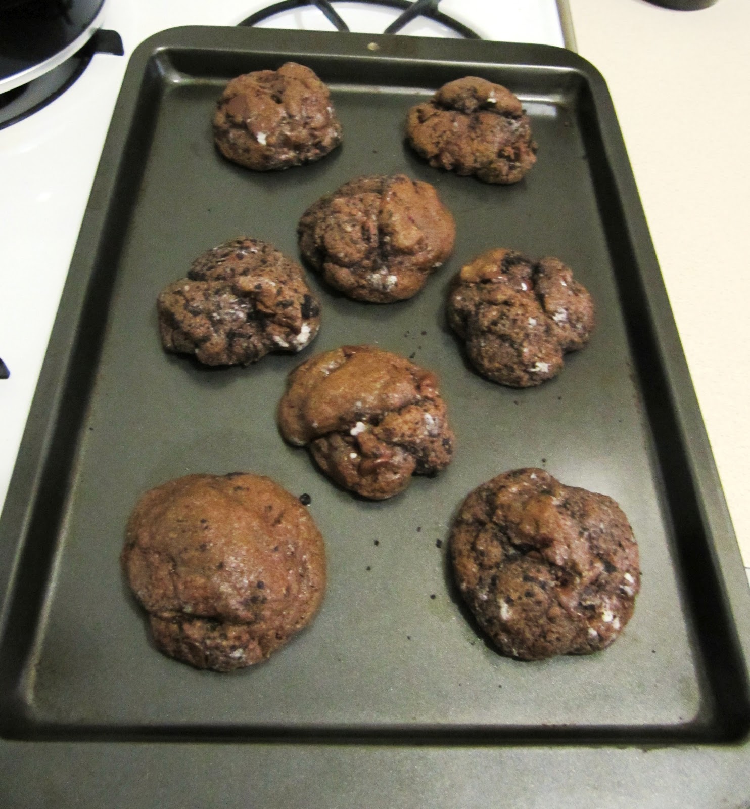 PinsterSisters: Double Fudge Oreo Crunch Cookies