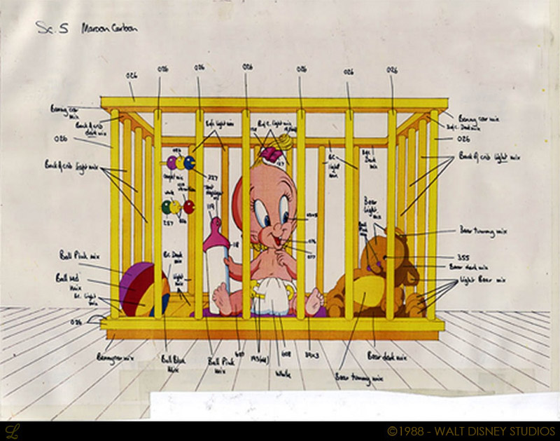 Living Lines Library: Who Framed Roger Rabbit (1988) - Character Design