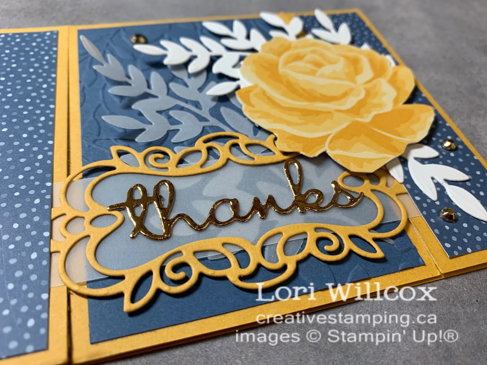Creative Stamping with Lori: Flowers For Every Season Spanner Card