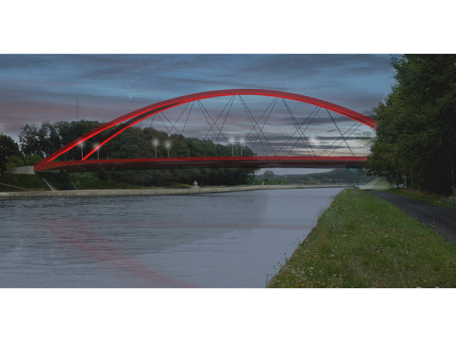 unbuilts: Bridge Design | Bow-String Bridge | Albert Canal | Belgium ...