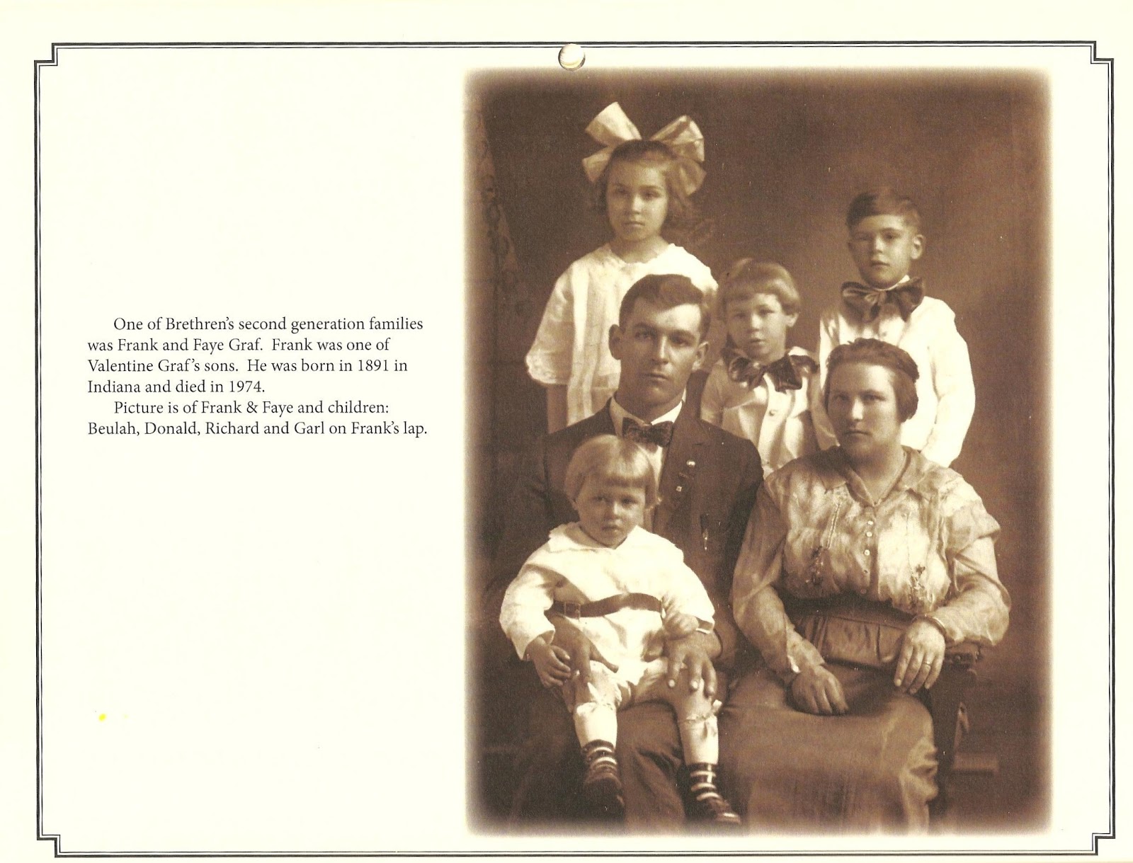 Journey to the Past: Frank and Faye Graf Family