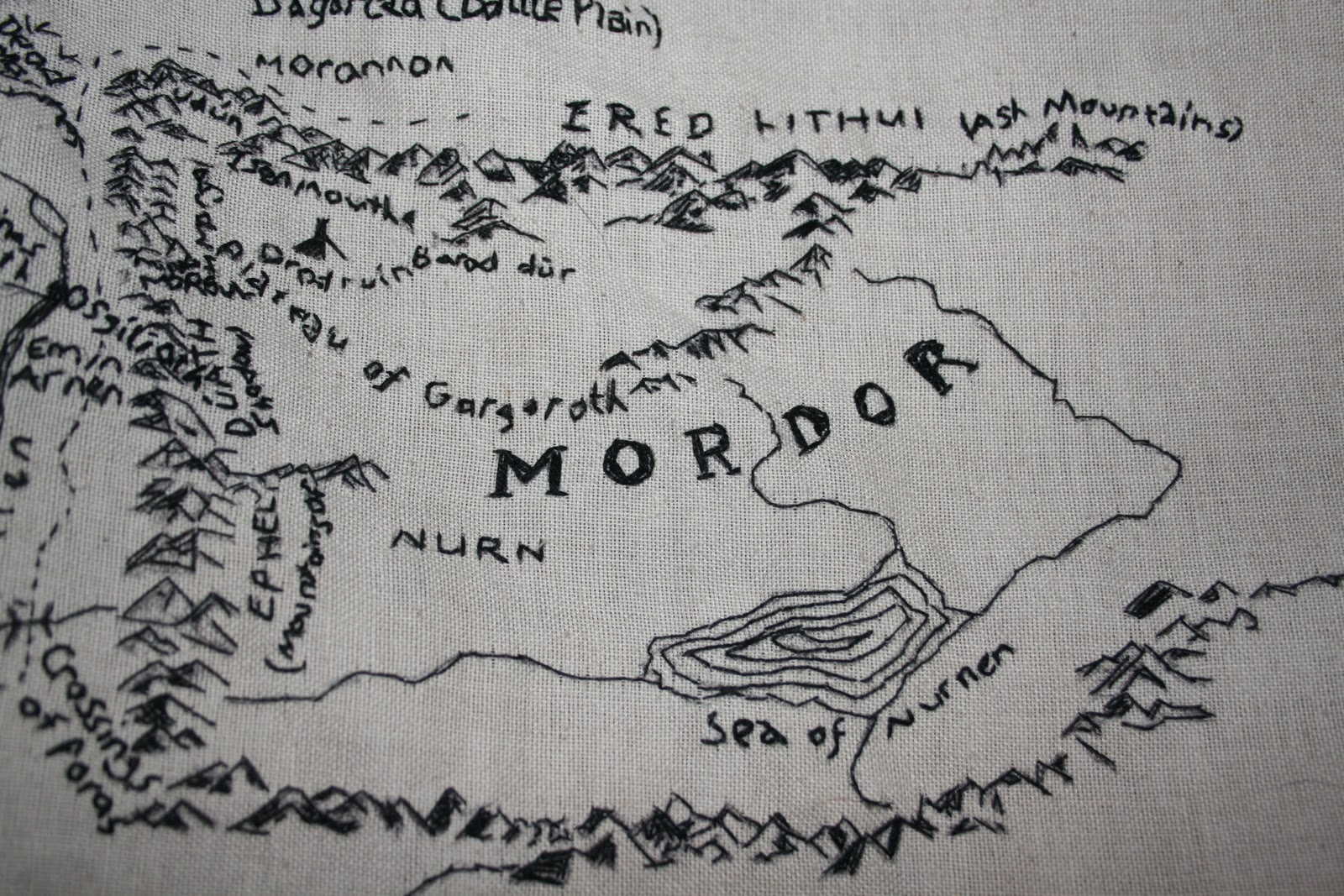 MsStitcher: Map of Middle Earth:Mordor