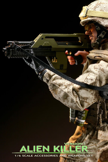 toyhaven: FigureHero Alien Killer Accessories and Weapons Set Version 3 ...