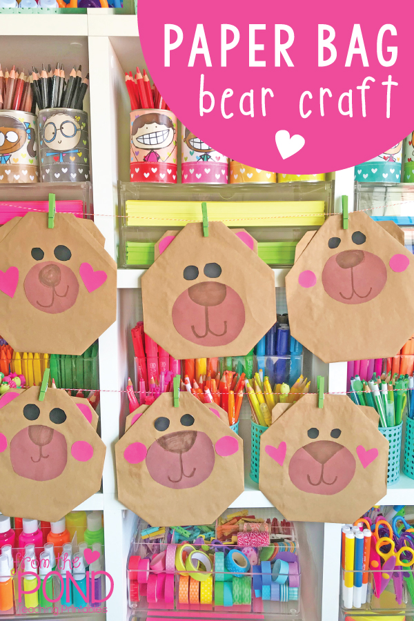 Paper Bag Bear Craft | From the Pond