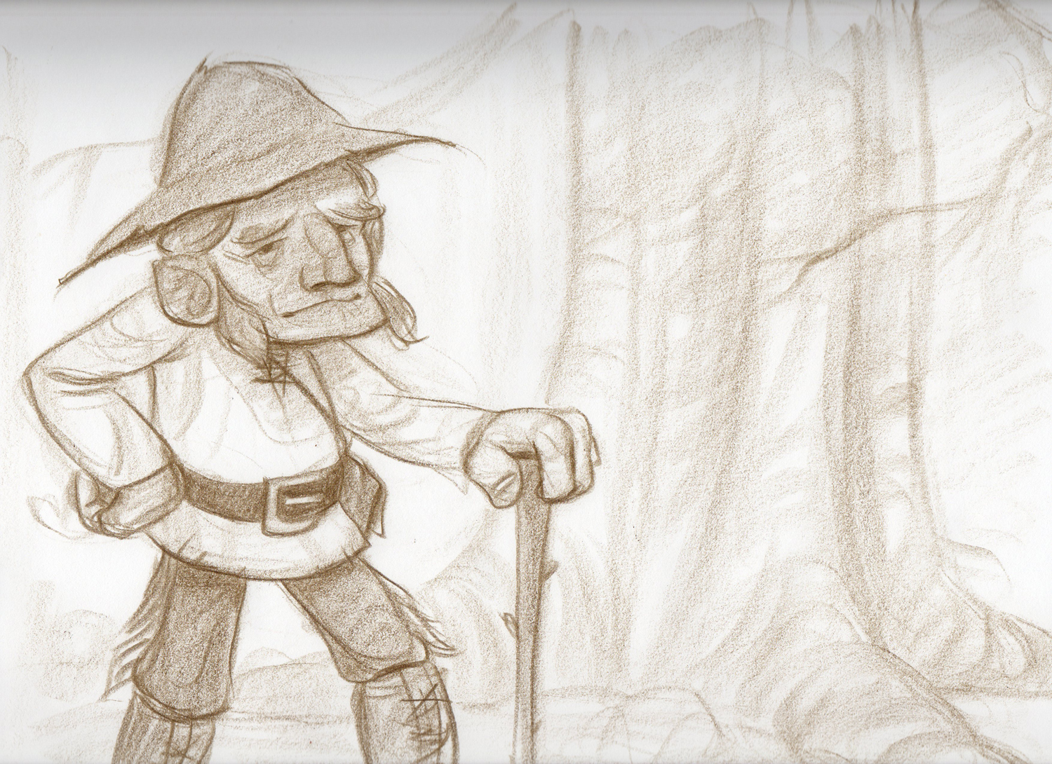 Tom Draws: Folktale Sketches