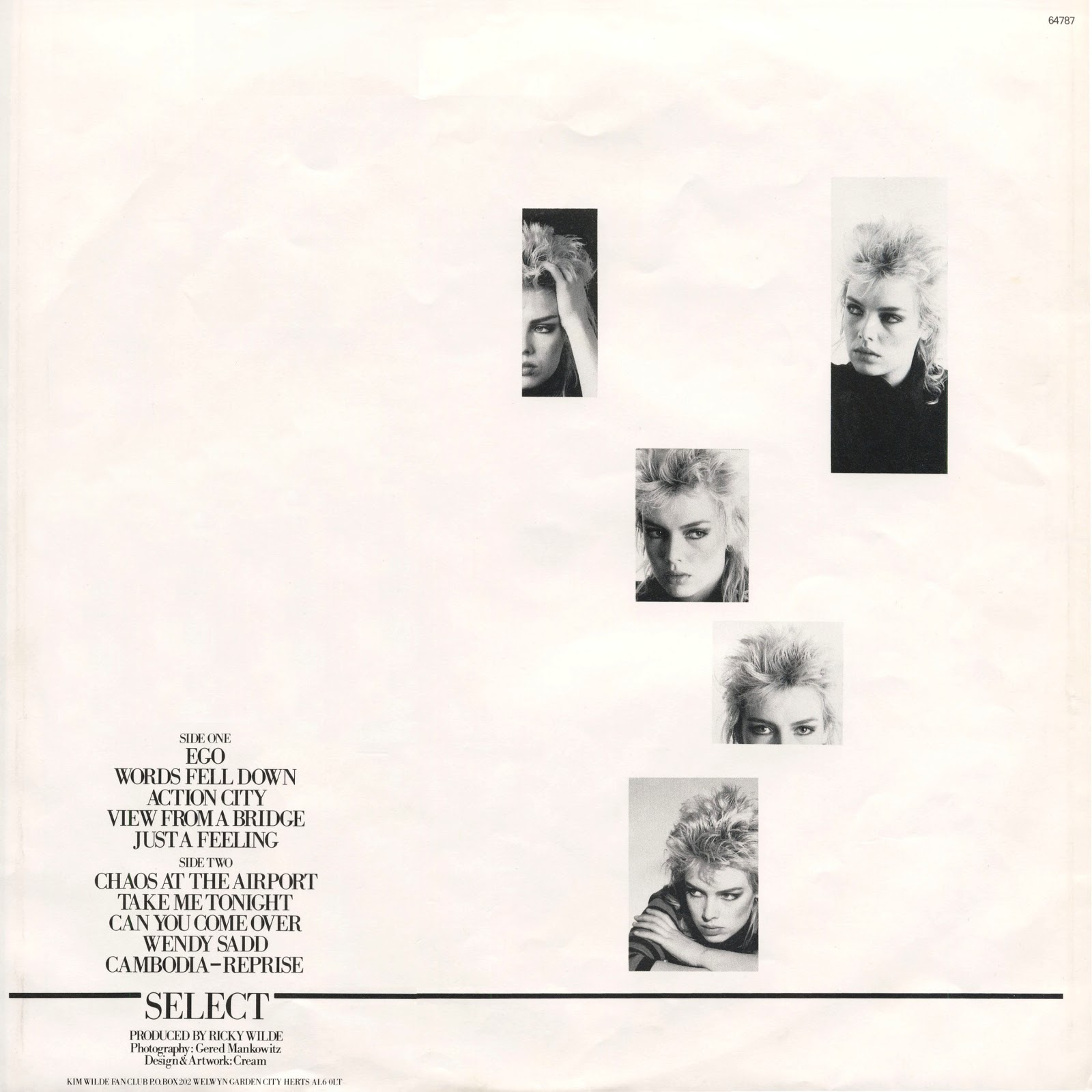 1982 Select - Kim Wilde - Rockronología