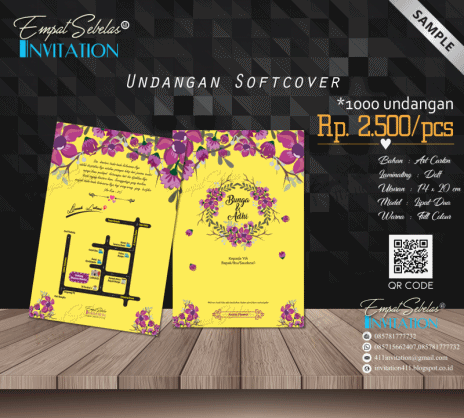 Undangan Pernikahan: Cetak Undangan Soft Cover