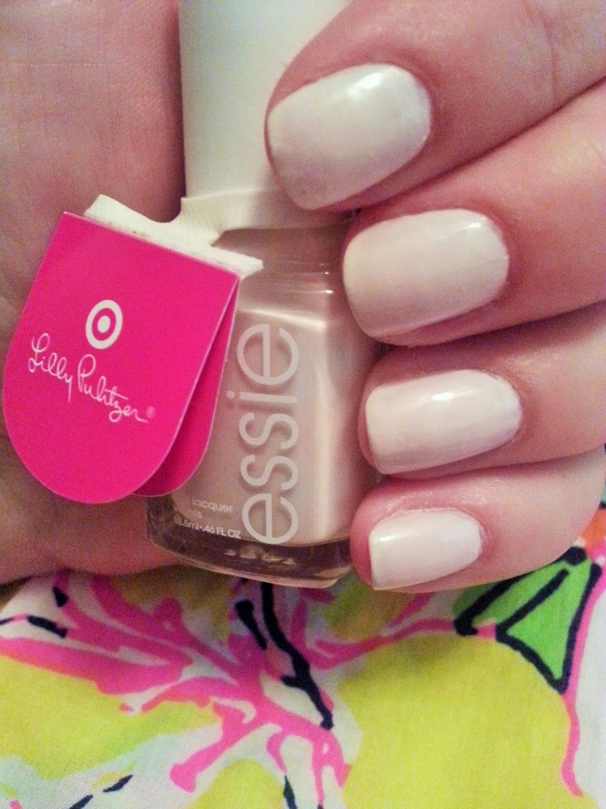 GLAMBO: Essie Gold Nuggets and Baby's Breath - Lilly Pulitzer for Target