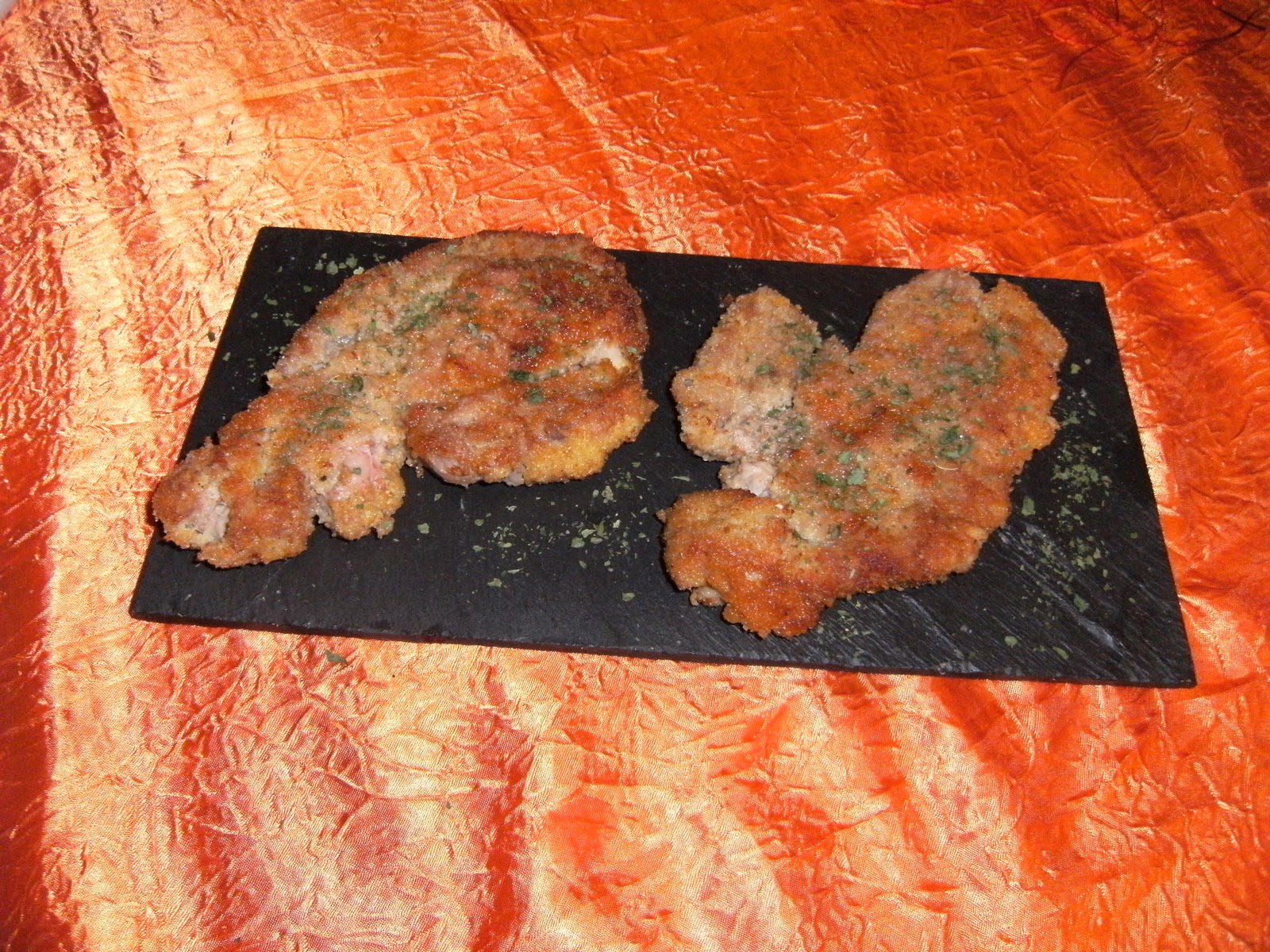 LES RECETTES CHOUETTES DE SISSI: ESCALOPES DE VEAU PANÉ... TOUT SIMPLEMENT