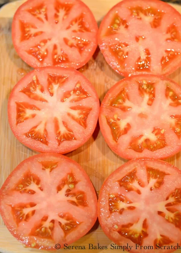 Grilled Tomatoes with Cheese | Serena Bakes Simply From Scratch