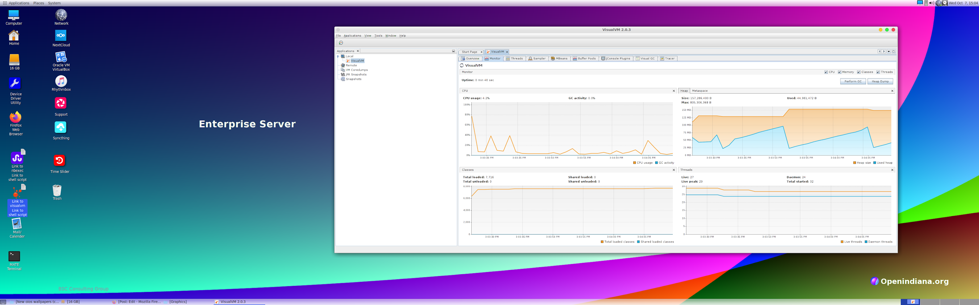 oios openindiana screenshots and wallpapers