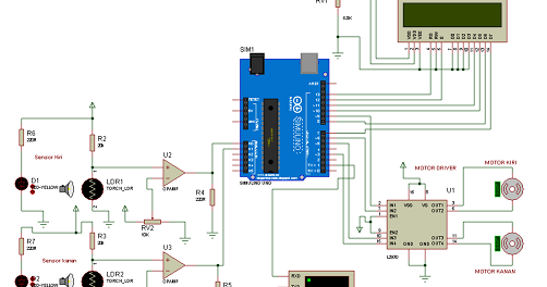 Robot Line Follower Digital Menggunakan Arduino (Simple Robot Line ...