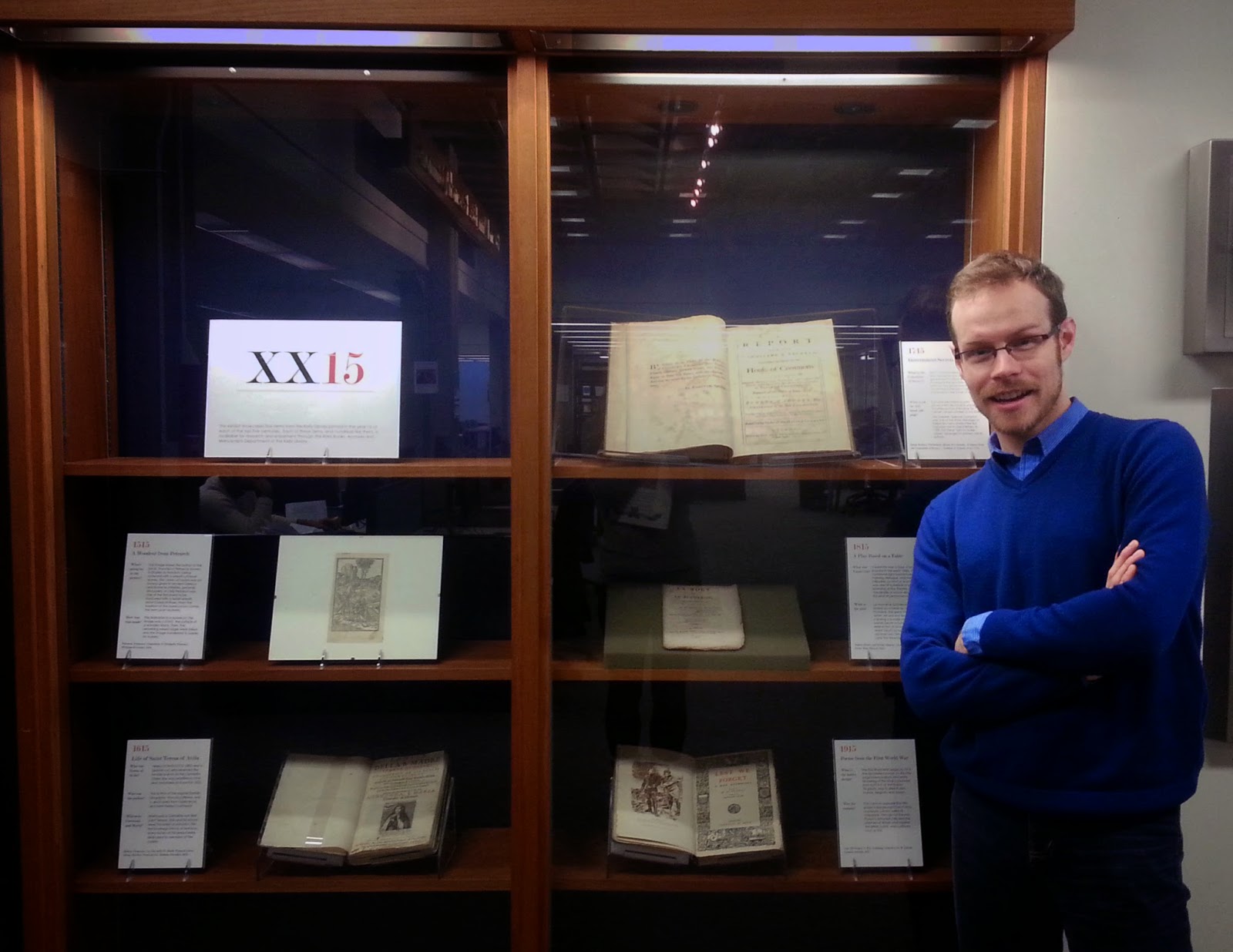 MUSINGS: THE HIDDEN JEWEL OF U OF T: THE KELLY LIBRARY'S EXHIBITIONS