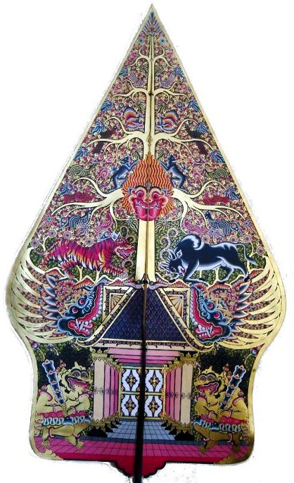 Gunungan atau Kayon ~ Ensiklopedi Wayang Purwa Indonesia