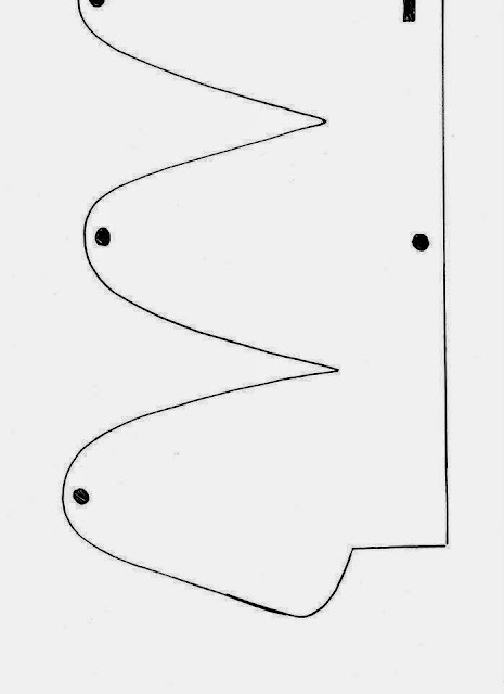 Bone da minnie em eva com molde para imprimir