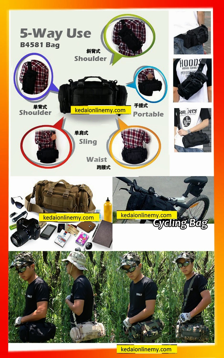 Beg Askar Paling Stylo Untuk Lelaki - kedai online