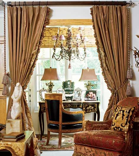 Eye For Design: Decorating With Portieres........Drapes For Your Doorways
