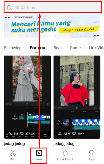Cara Membuat Video Jedag Jedug X Slowmo di Capcut - Blogger Toraja