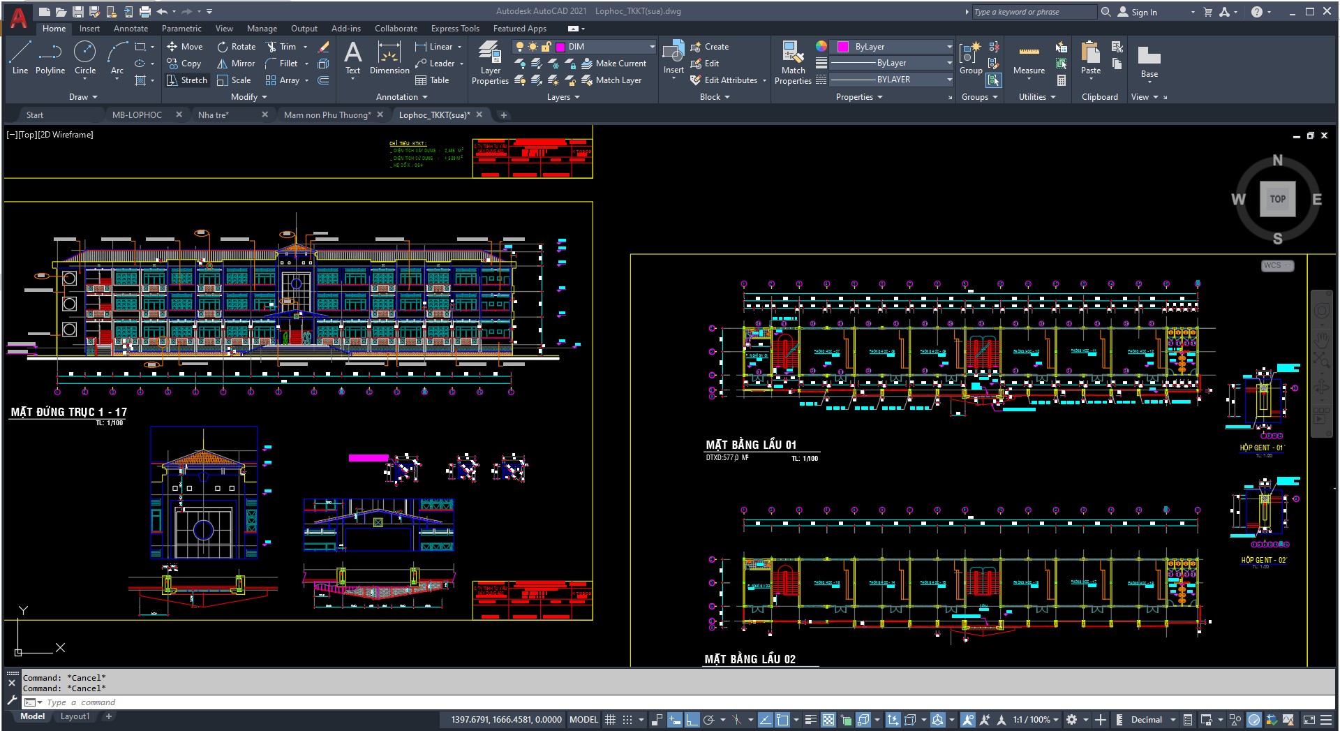 [ Review ] Tuyển tập 13 mẫu file autocad về Trường học bao gồm trường ...
