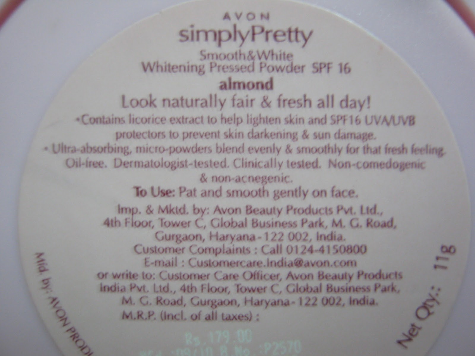 AVON SMOOTH N WHITE WHITENING PRESSED POWDER SPF 16- REVIEW ...