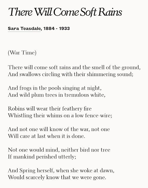 "There will come soft rains"