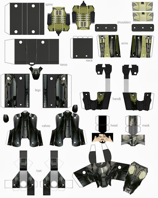 Paper Robots: Paper Robots Iron Man