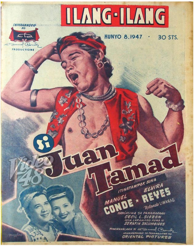 Video 48: POST-WAR TAGALOG MOVIES # 23: "SI JUAN TAMAD" (1947)