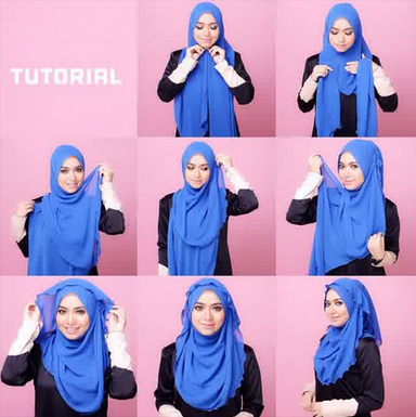 Tutorial Jilbab Modern Simple Harian | Hijab Muslims