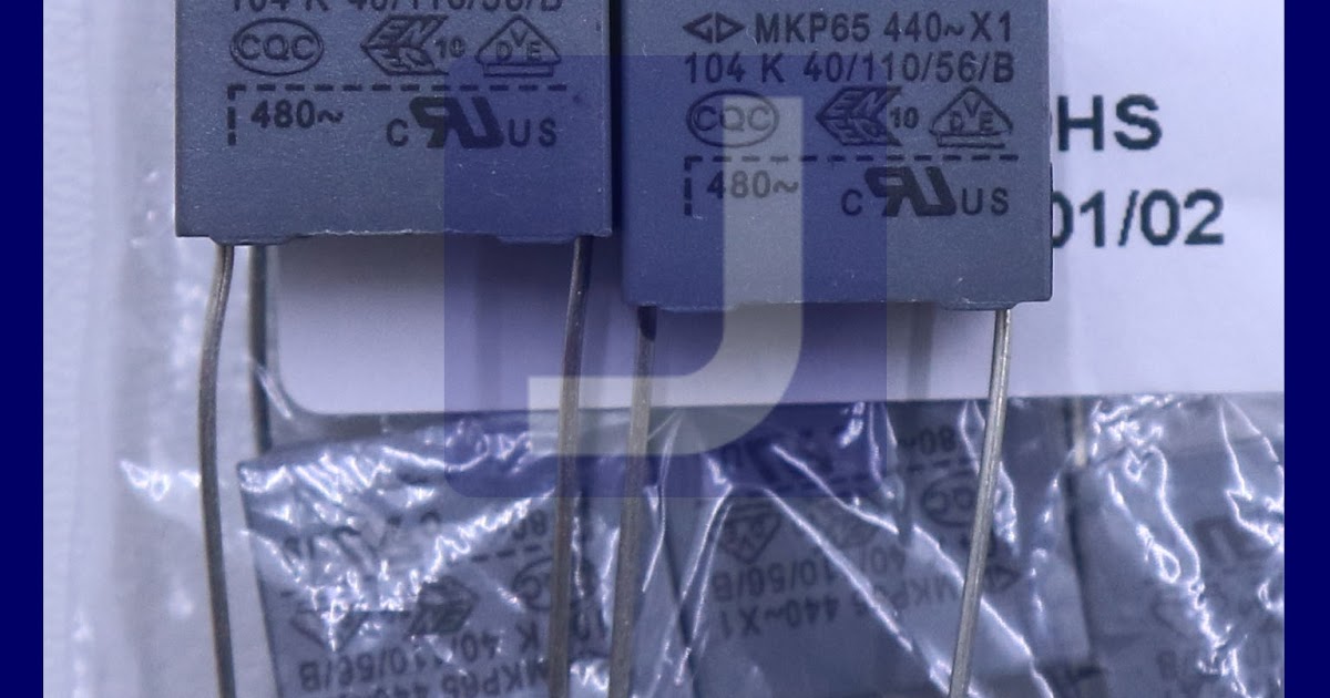 JUAL CAPACITOR MKP 0,1K 440V ~ Pusat Komponen Elektronika Online